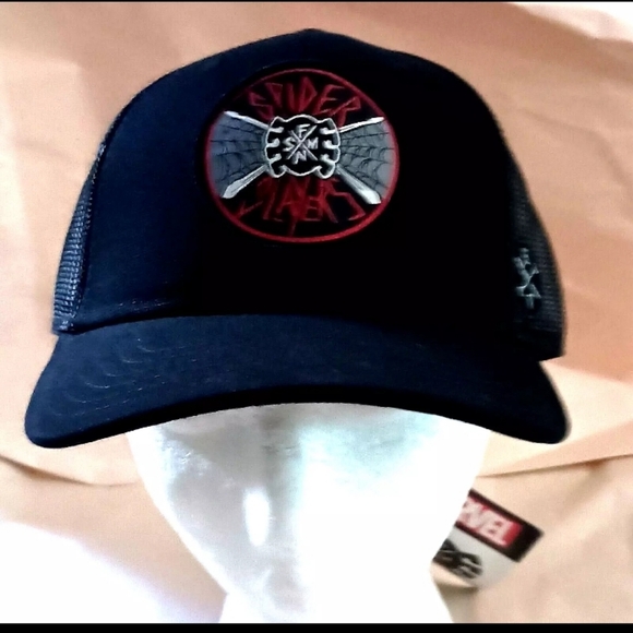 Marvel | Accessories | Marvel Spiderman Spider Slayers Mesh Baseball ...